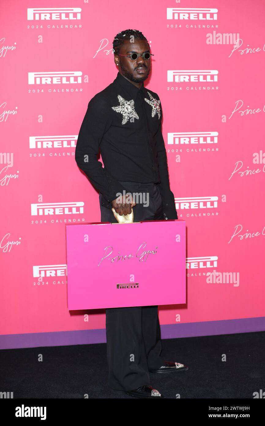 Prince Gyasi attends the gala event to celebrate the unveiling of the ...