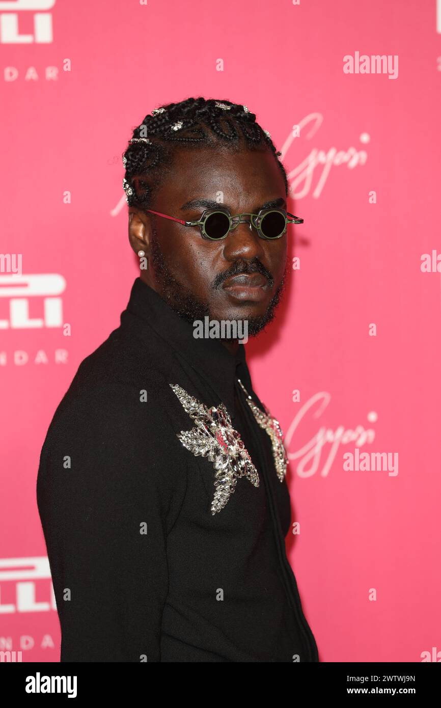 Prince Gyasi attends the gala event to celebrate the unveiling of the ...