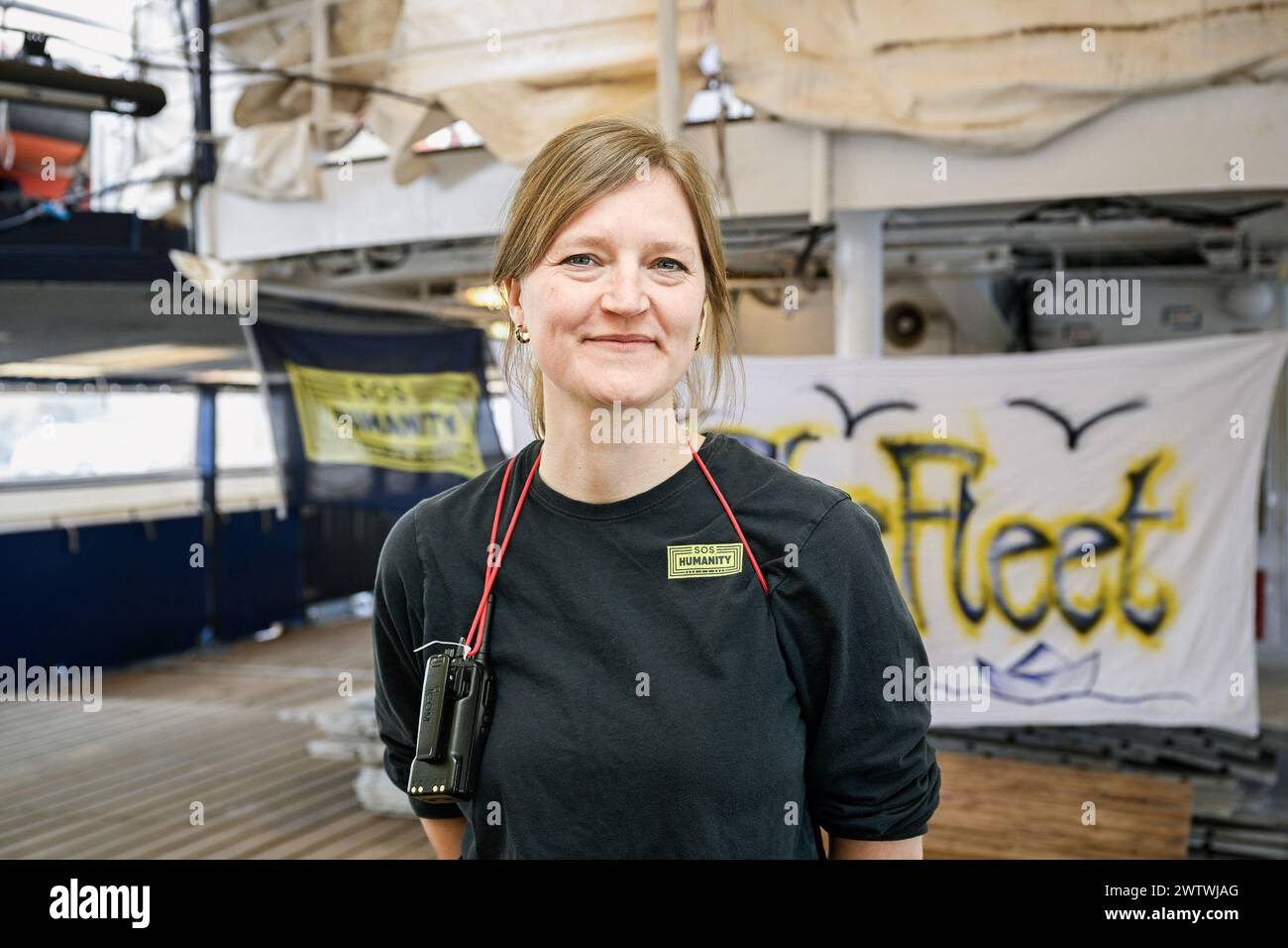 Laura Gorriahn, CEO of SOS Humanity on board as Human Right Observer ...