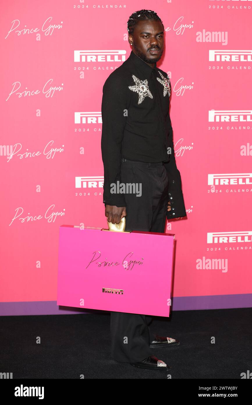 Prince Gyasi attends the gala event to celebrate the unveiling of the ...