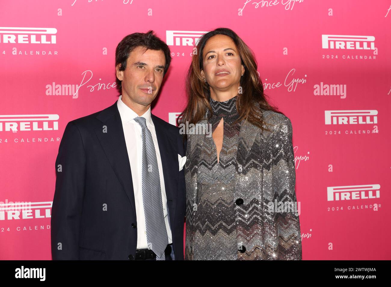 Carlo Noseda and Giada Tronchetti Provera attend the gala event to ...