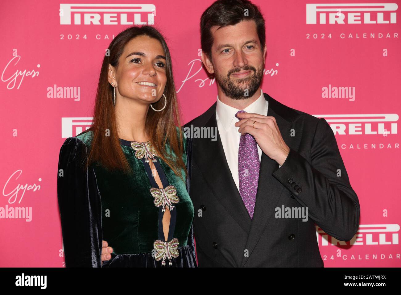 Stefania Rivarossa and Alberto Vassallo attend the gala event to ...