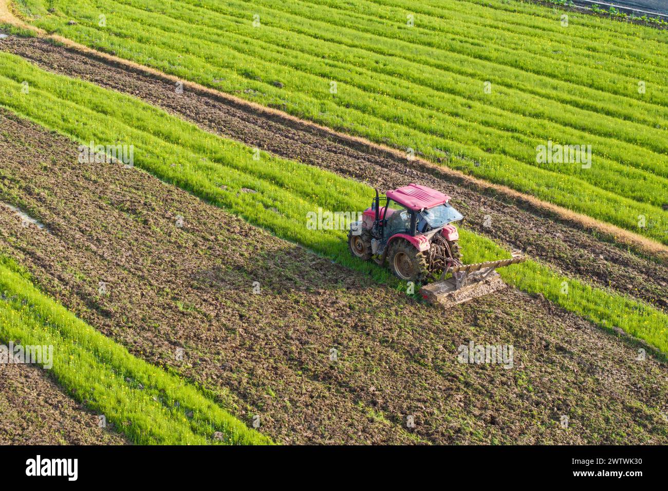 Changde. 19th Mar, 2024. An aerial drone photo taken on March 19, 2024 ...