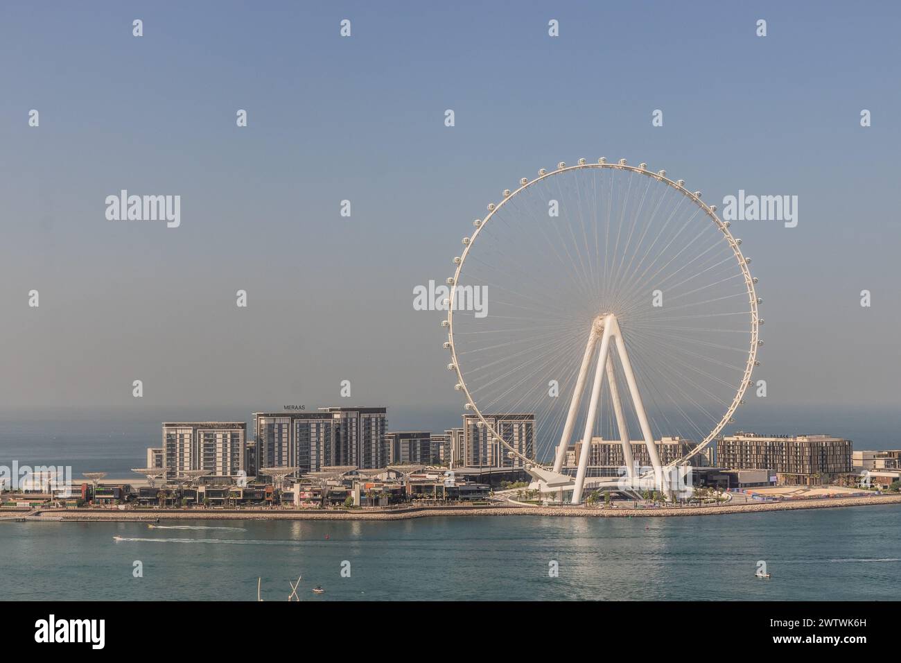 DUBAI, UAE - OCTOBER 30, 2021: Ain Dubai observation wheel in Dubai ...