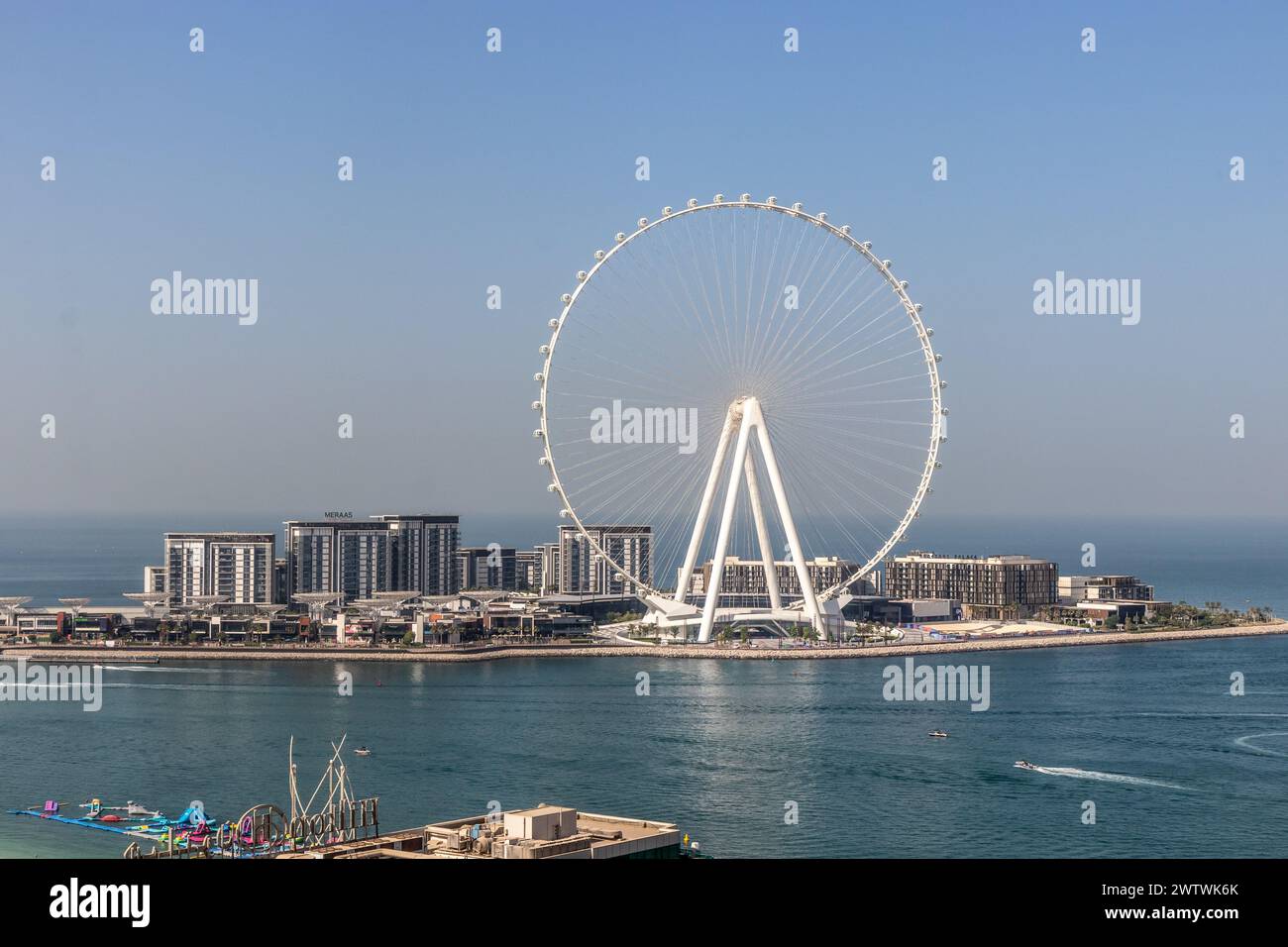 DUBAI, UAE - OCTOBER 30, 2021: Ain Dubai observation wheel in Dubai ...