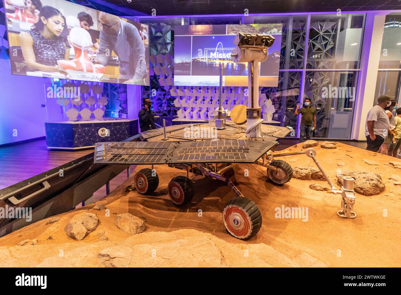 DUBAI, UAE - OCTOBER 30, 2021: Mars Exploration Rover in the USA ...
