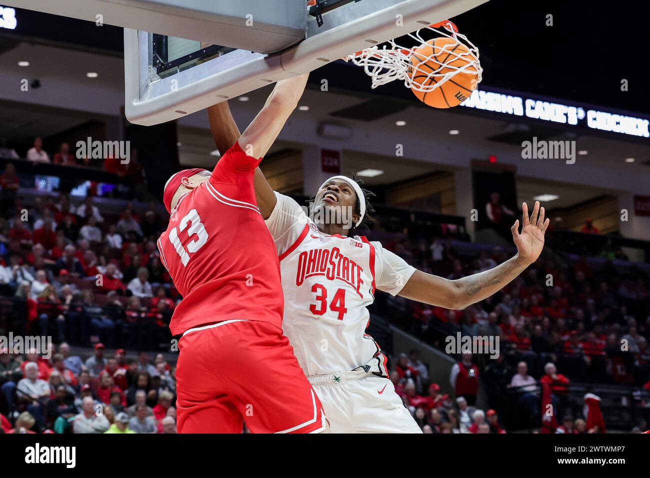 Columbus, Ohio, USA. 19th Mar, 2024. Cornell Big Red guard Isaiah Gray ...