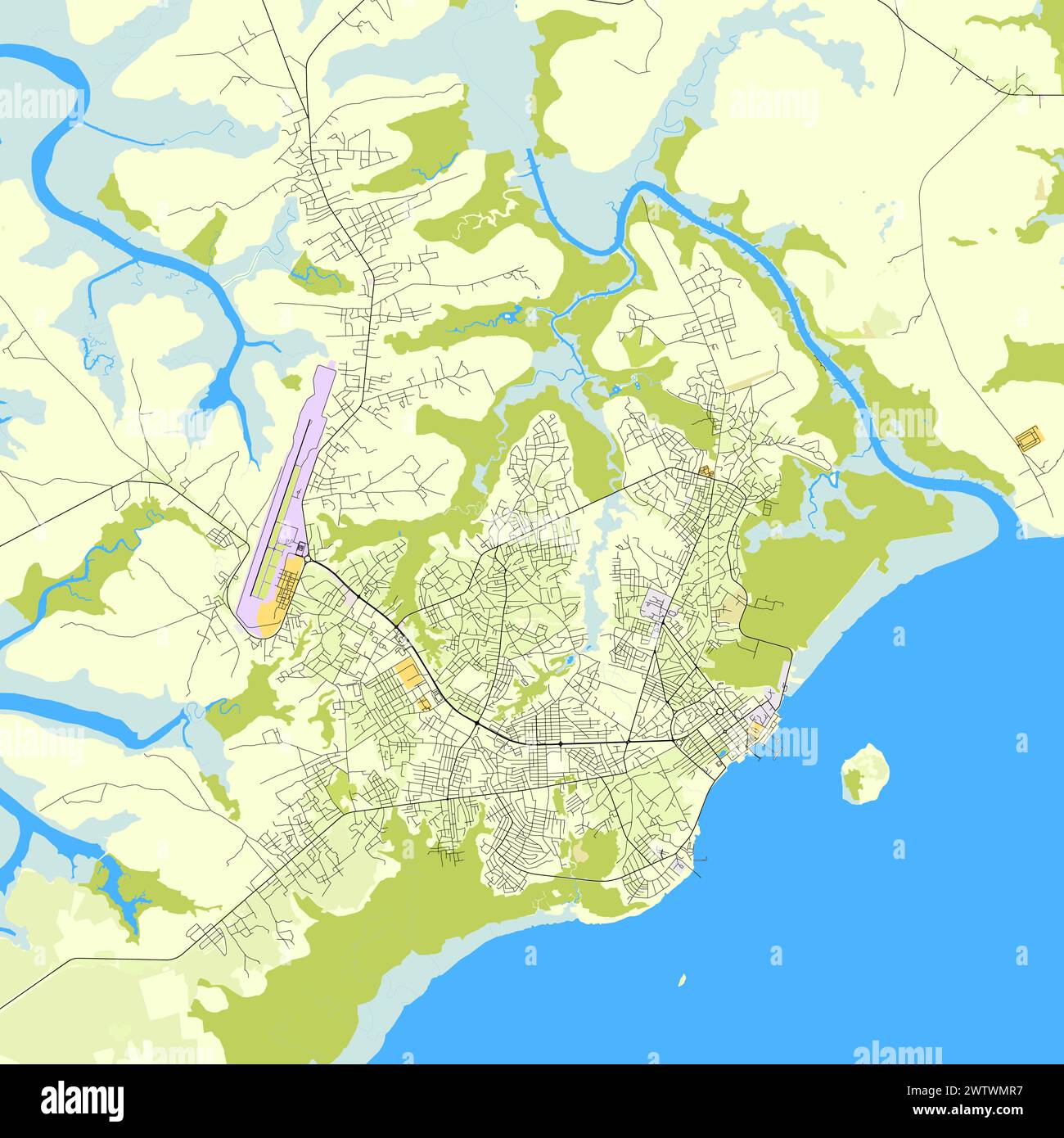 Guinea view Stock Vector Images - Alamy