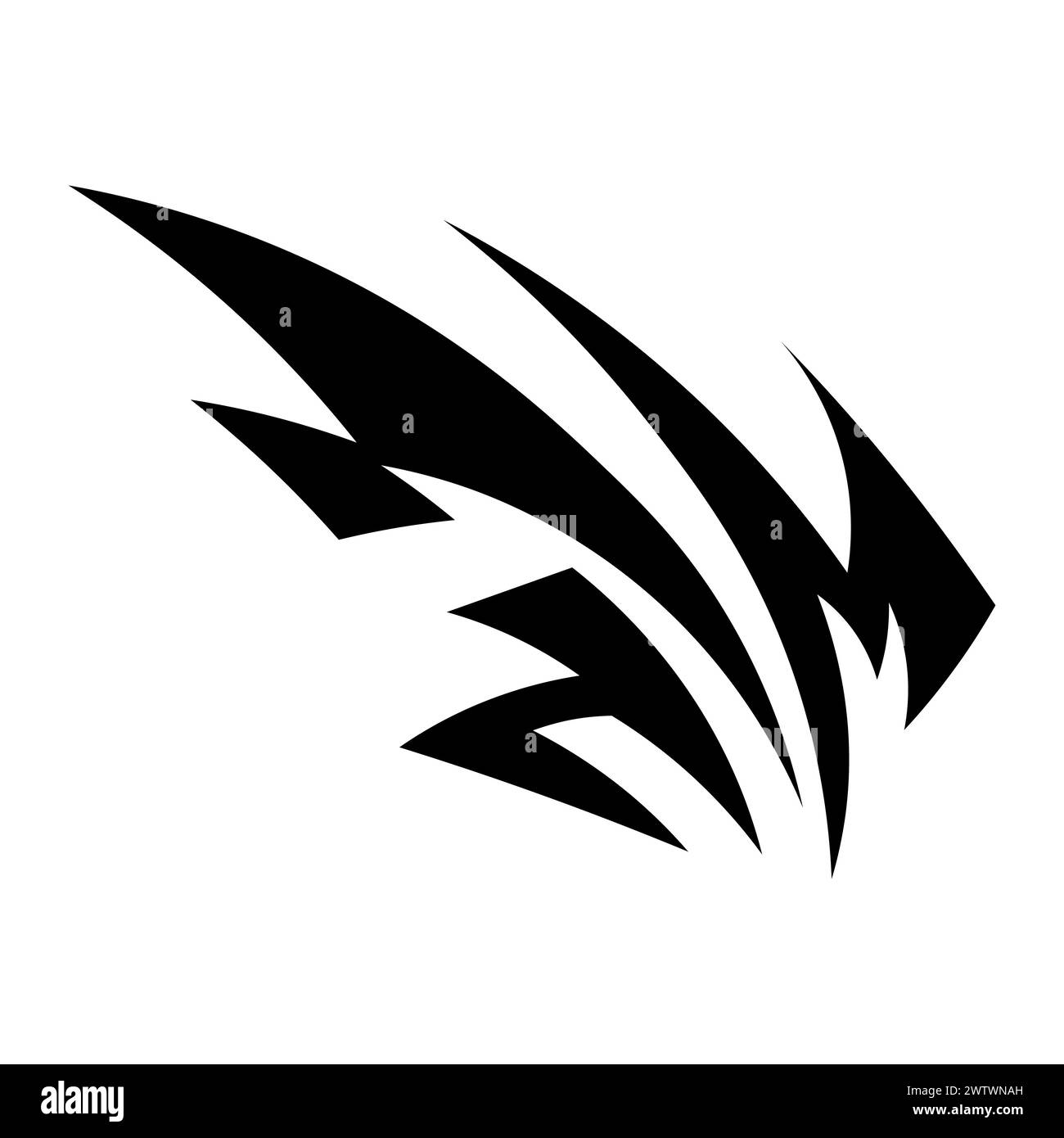 vector abstract shape icon on white background Stock Vector Image & Art ...