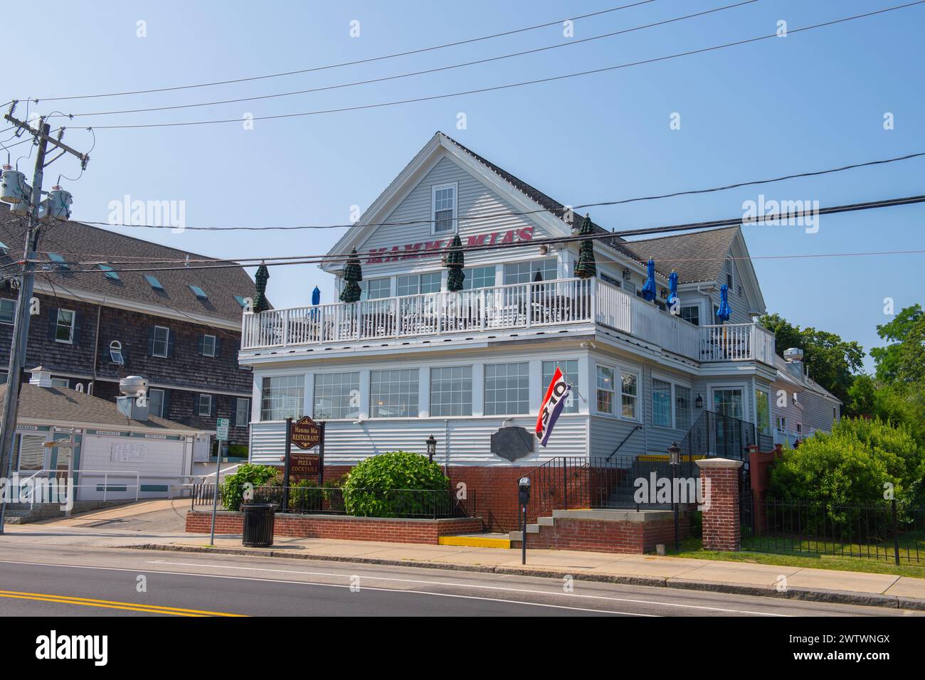 Mamma Mia's Restaurant at 122 Water Street in historic town center of ...