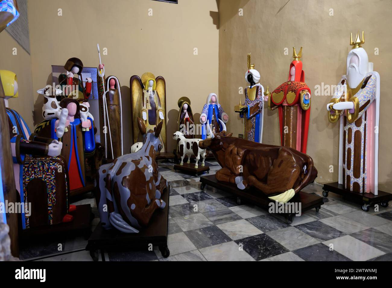 The Nativity Scene keeping inside of Cathedral of Santa Maria la Menor ...