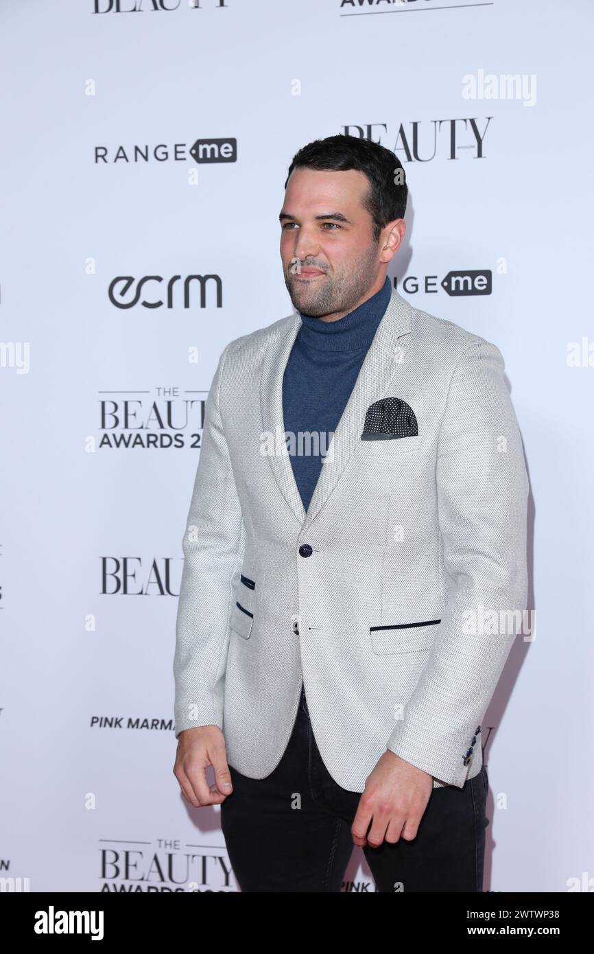 Ricky Rayment attends The Beauty Awards at the Honourable Artillery ...
