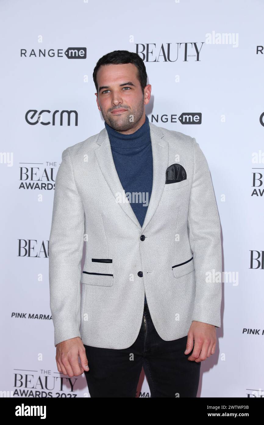 Ricky Rayment attends The Beauty Awards at the Honourable Artillery ...