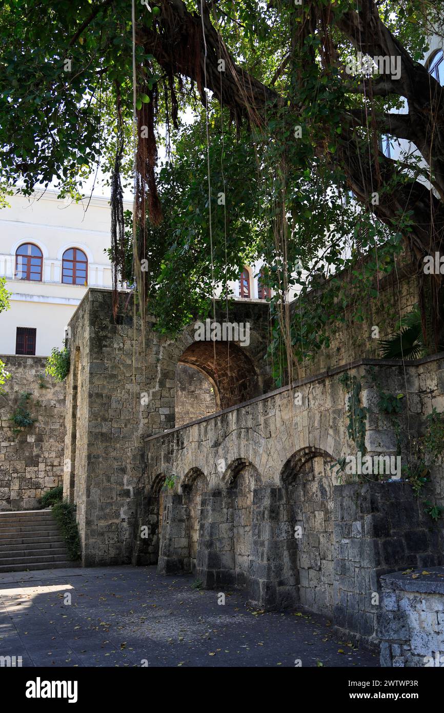 Historic fortification around Las Escalinatas del Conde (The Counts ...