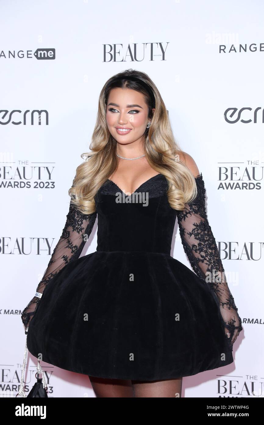 Ella Wise attends The Beauty Awards at the Honourable Artillery Club in ...