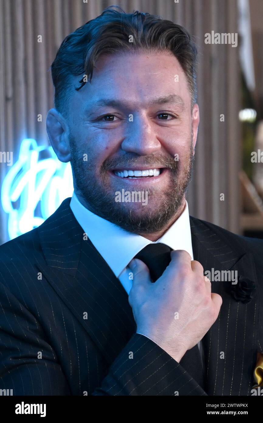 New York, USA. 19th Mar, 2024. Conor McGregor attends the 'Roadhouse ...