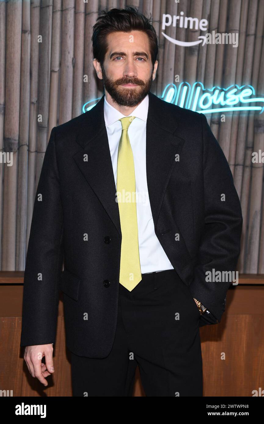 New York, USA. 19th Mar, 2024. Actor Jake Gyllenhaal attends the ...