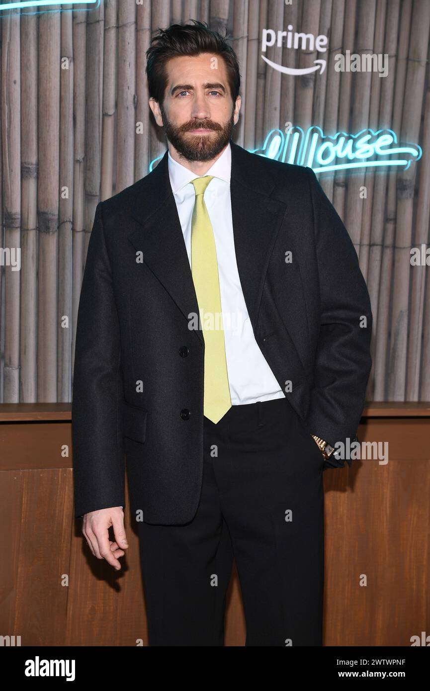 New York, USA. 19th Mar, 2024. Actor Jake Gyllenhaal attends the ...
