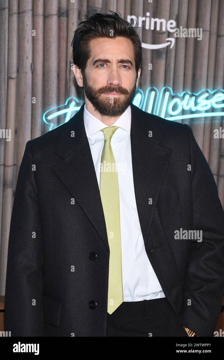 New York, USA. 19th Mar, 2024. Actor Jake Gyllenhaal attends the ...
