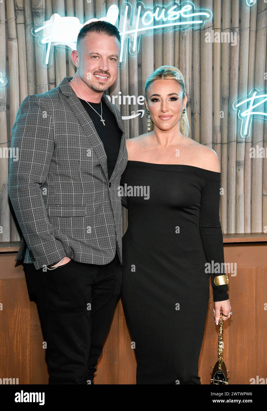 Nate Cabral, left, and Danielle Cabral attend the premiere of "Road ...