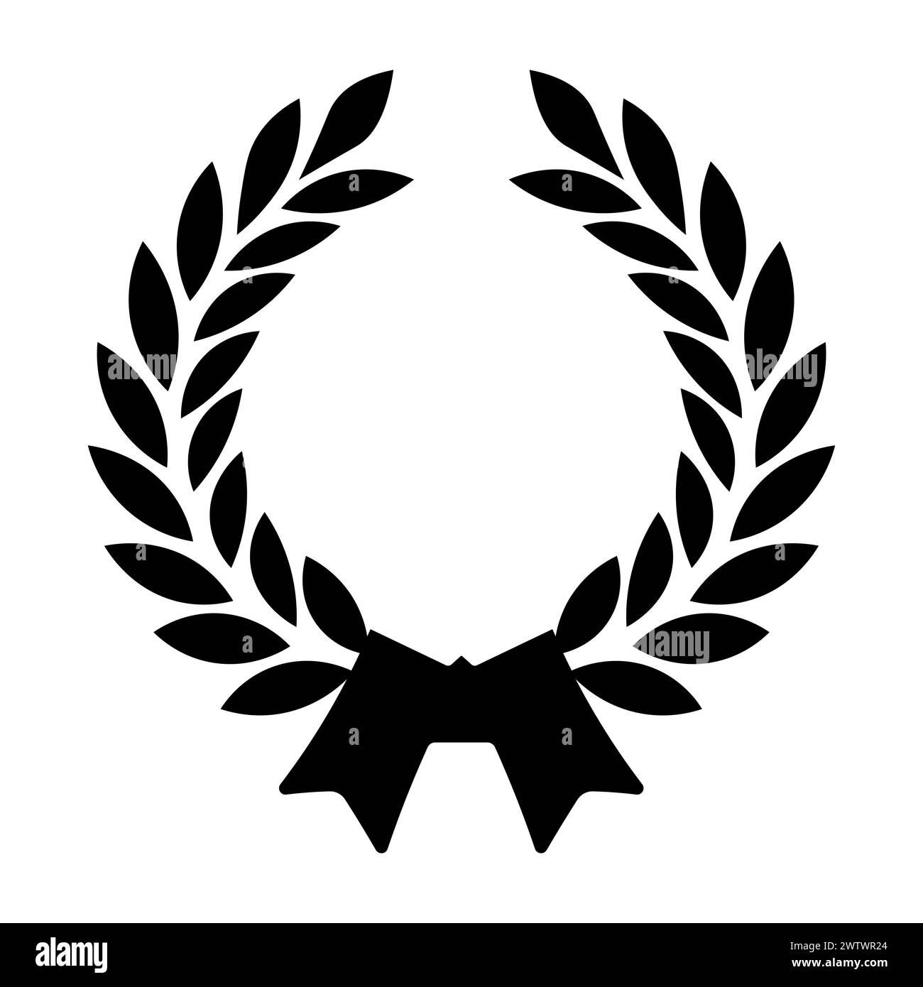 black vector award icon on white background Stock Vector Image & Art ...