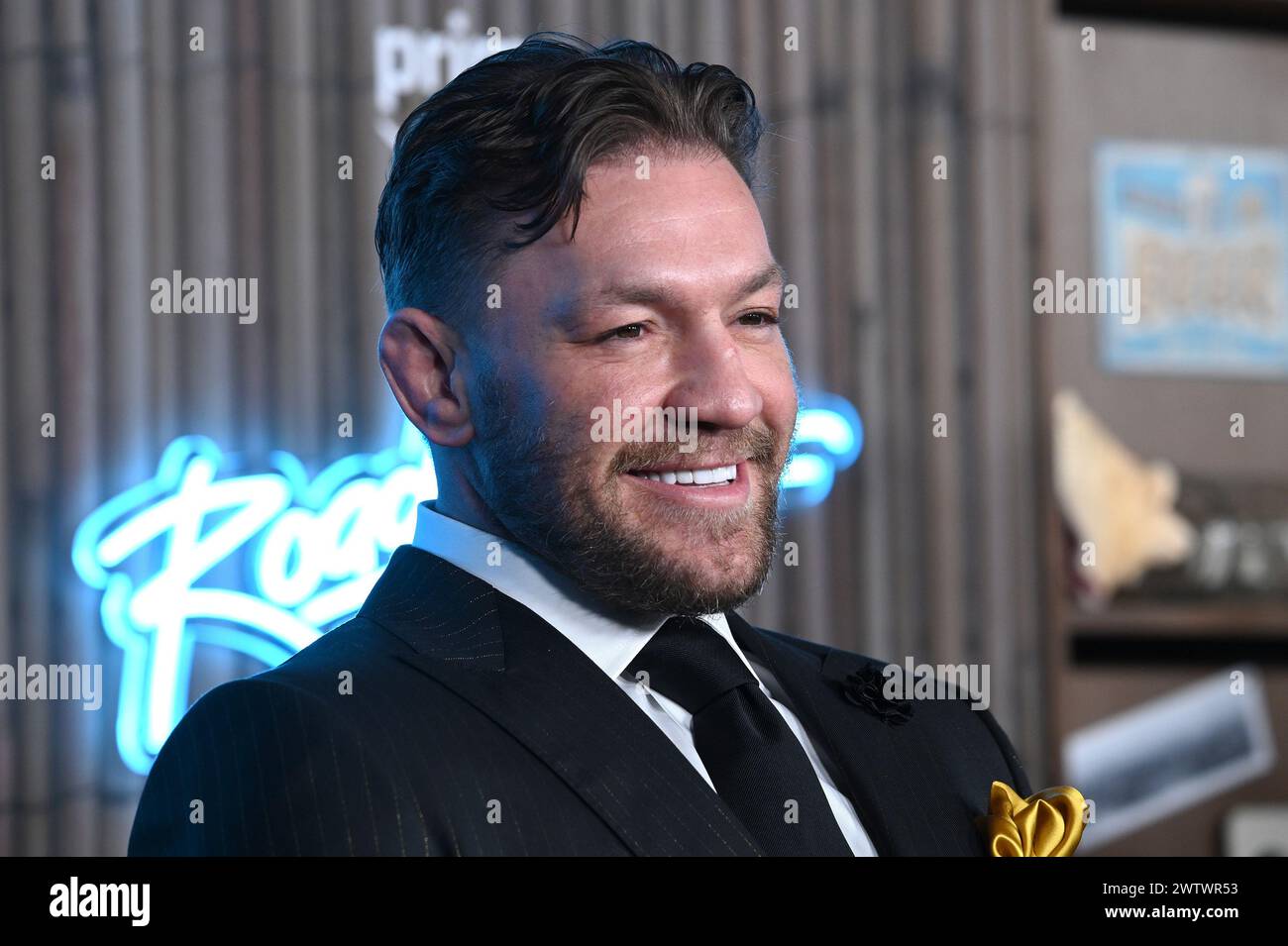 New York, USA. 19th Mar, 2024. Conor McGregor attends the 'Roadhouse ...