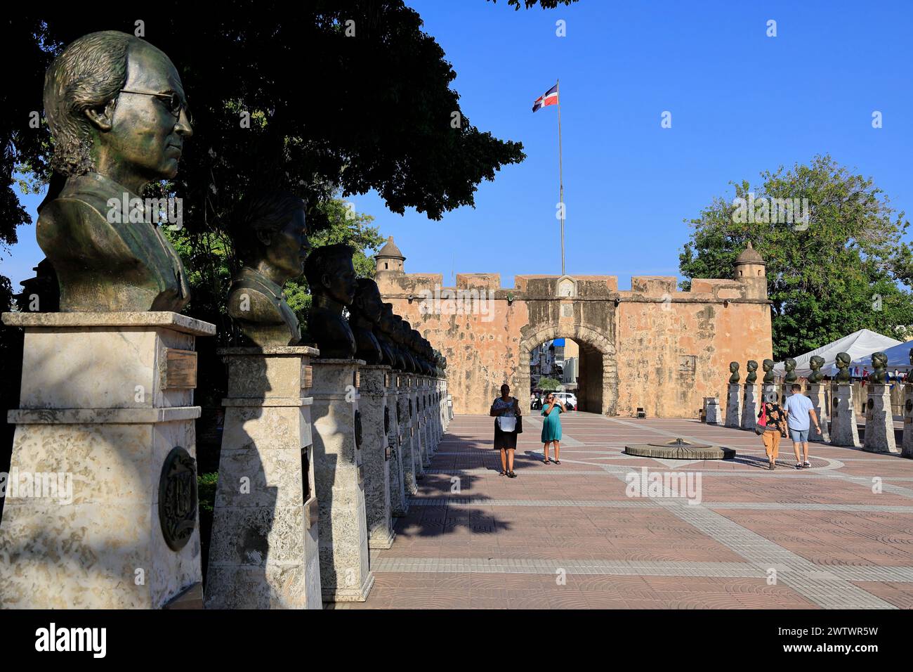 La Puerta del Conde, the historic fortified city gate of old town of ...