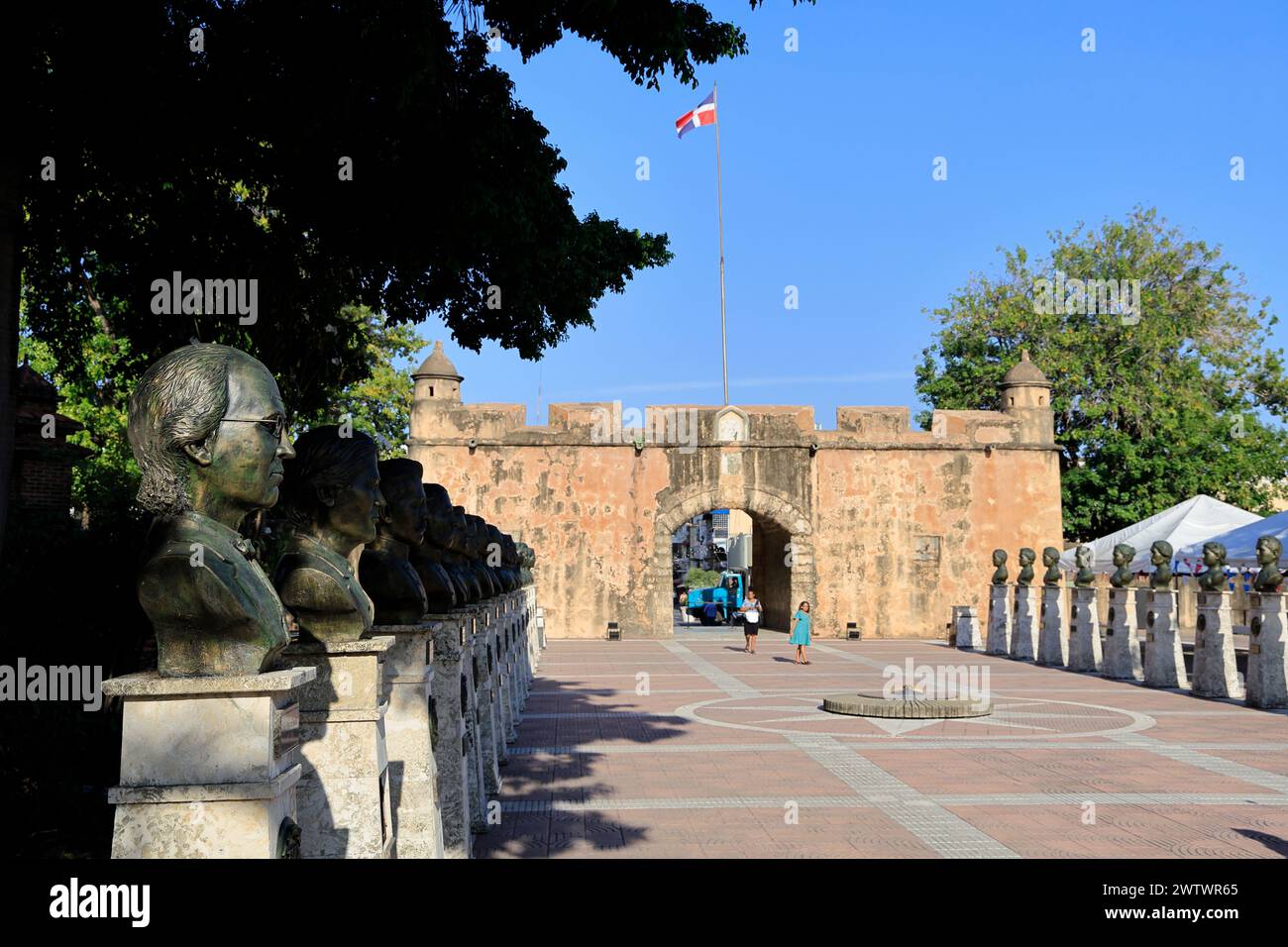 La Puerta del Conde, the historic fortified city gate of old town of ...