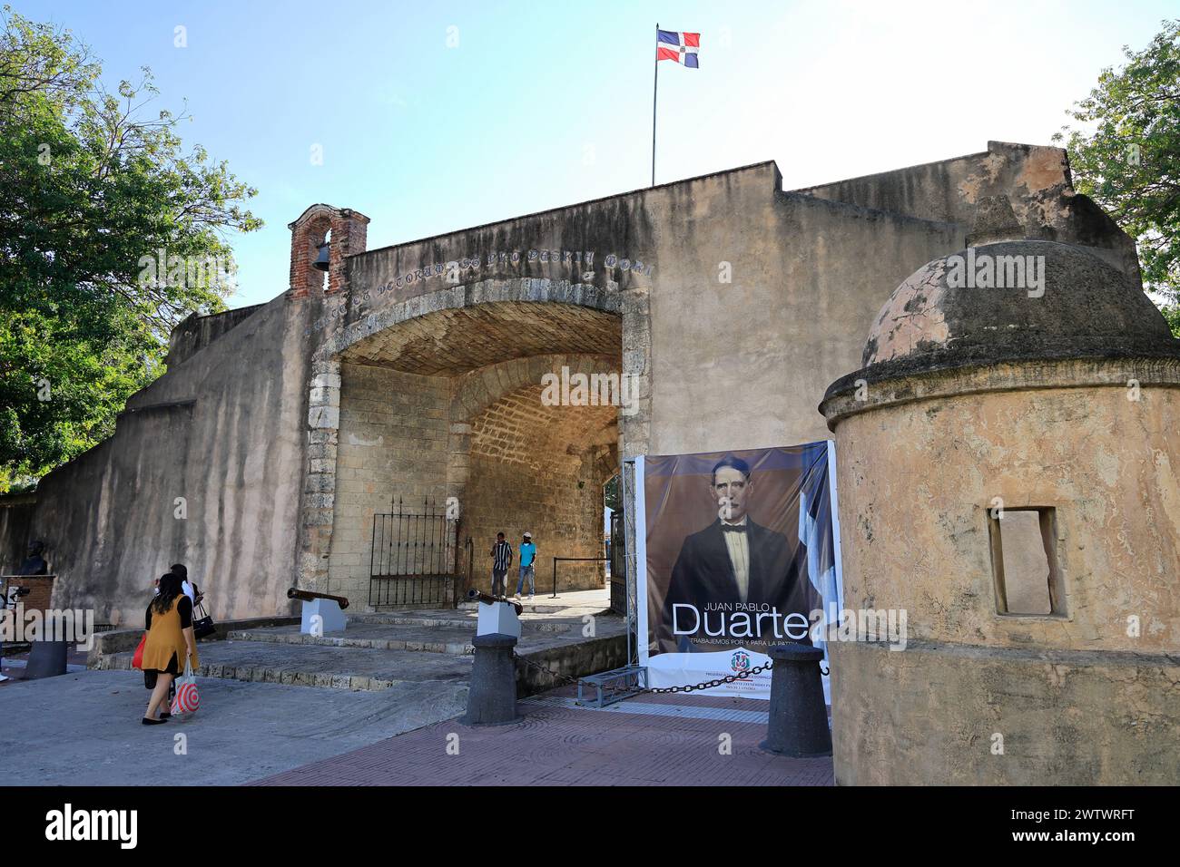 La Puerta del Conde, the historic fortified city gate of old town of ...