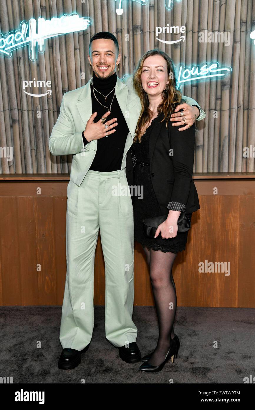 Dominique Columbus, left, and Alison Winter attend the premiere of ...