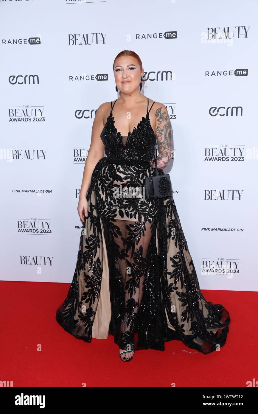 Jay Howard attends The Beauty Awards at the Honourable Artillery Club ...