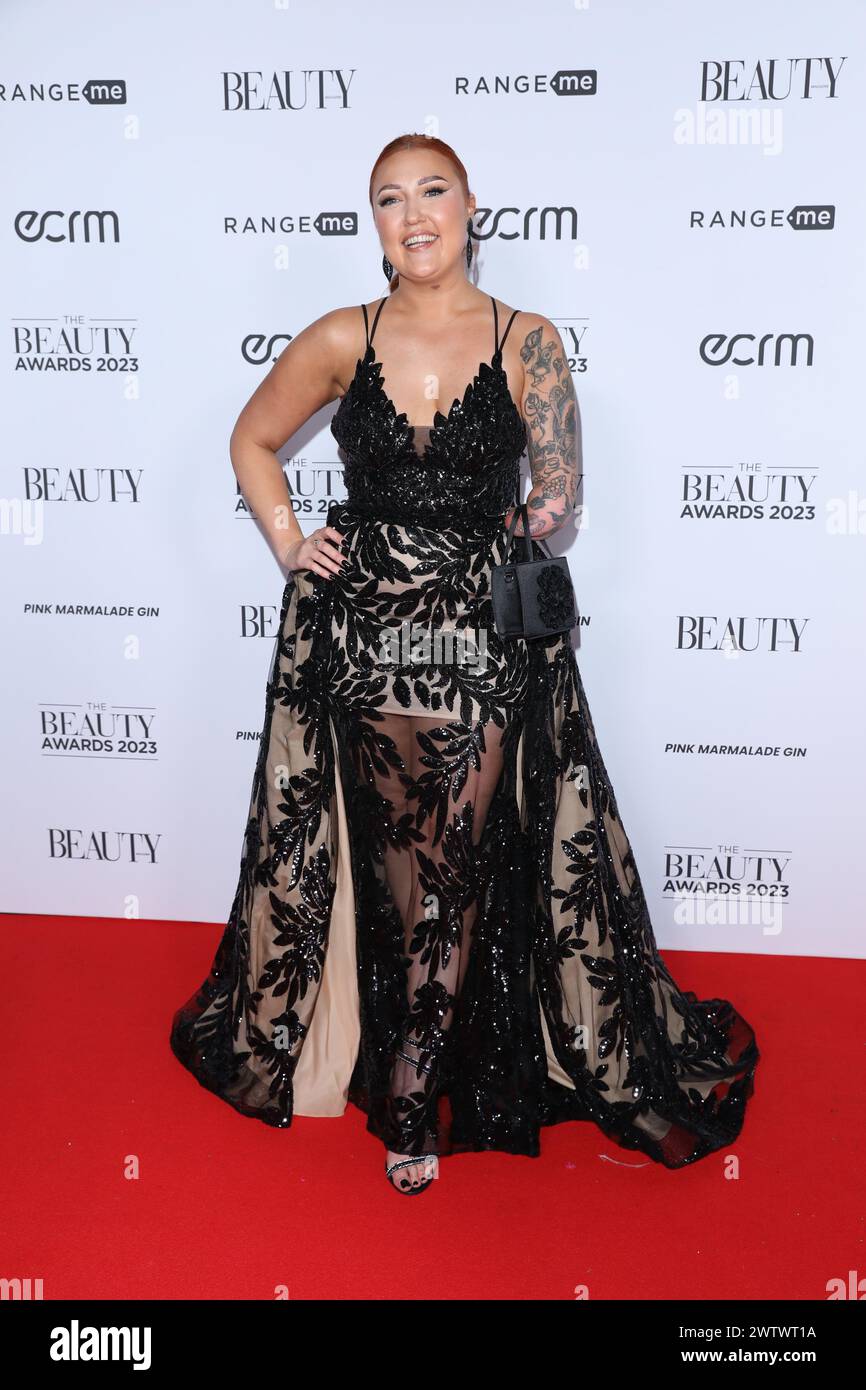 Jay Howard attends The Beauty Awards at the Honourable Artillery Club ...