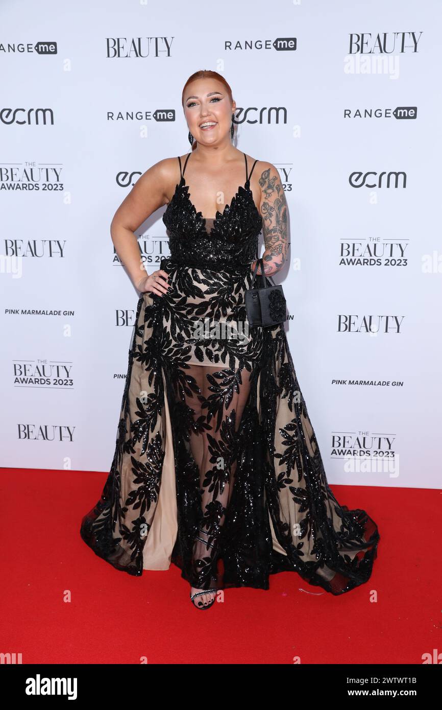 Jay Howard attends The Beauty Awards at the Honourable Artillery Club ...