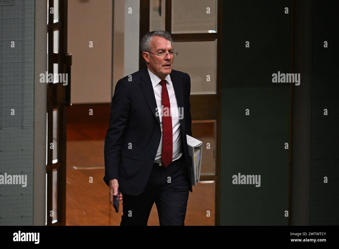Canberra, Australia. 20th Mar, 2024. Australian Attorney-General Mark ...