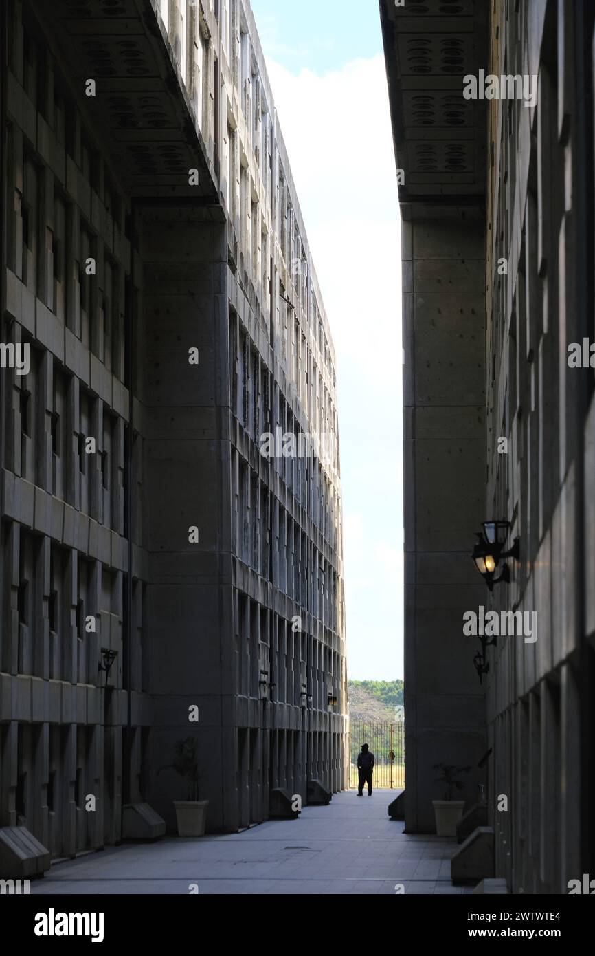 Interior view of the Columbus Lighthouse (Faro a Colon) in Santo ...