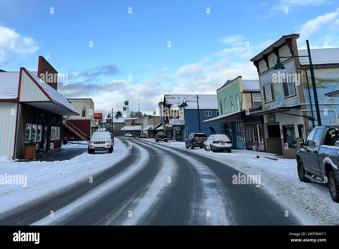 The town of Wrangell, Alaska, where many of the community's residents ...