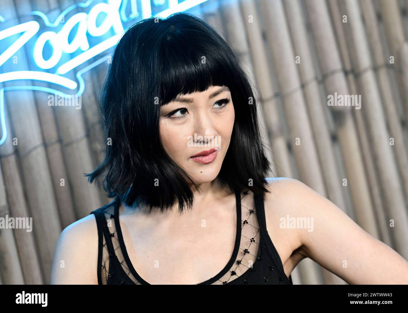 Constance Wu attends the premiere of "Road House" at Jazz at Lincoln ...