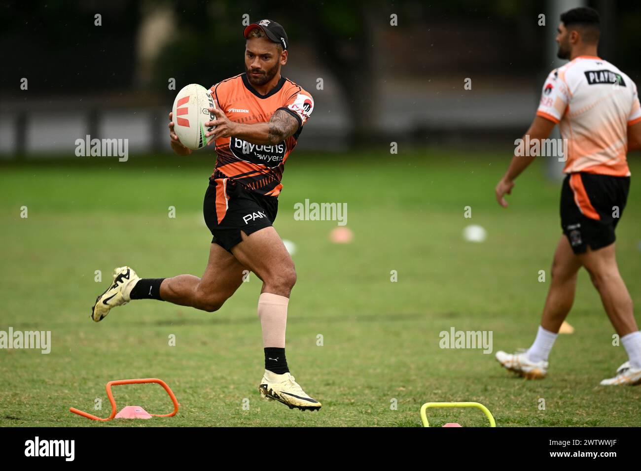 Sydney, Australia. 20th Mar, 2024. Api Koroisau during a Wests Tigers ...