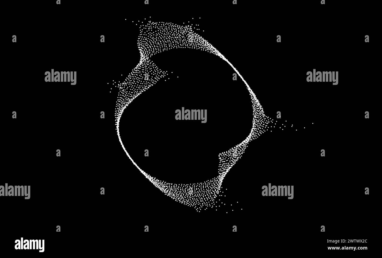 White particles on black Black and White Stock Photos & Images - Alamy