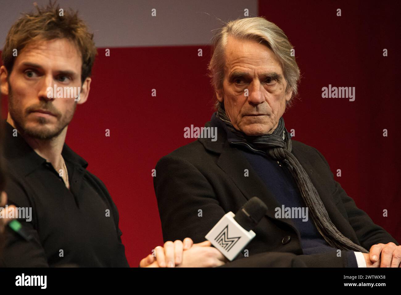 Lille, France. 19th Mar, 2024. Sam Claflin and Jeremy Irons attend the "The Count Of Monte ...