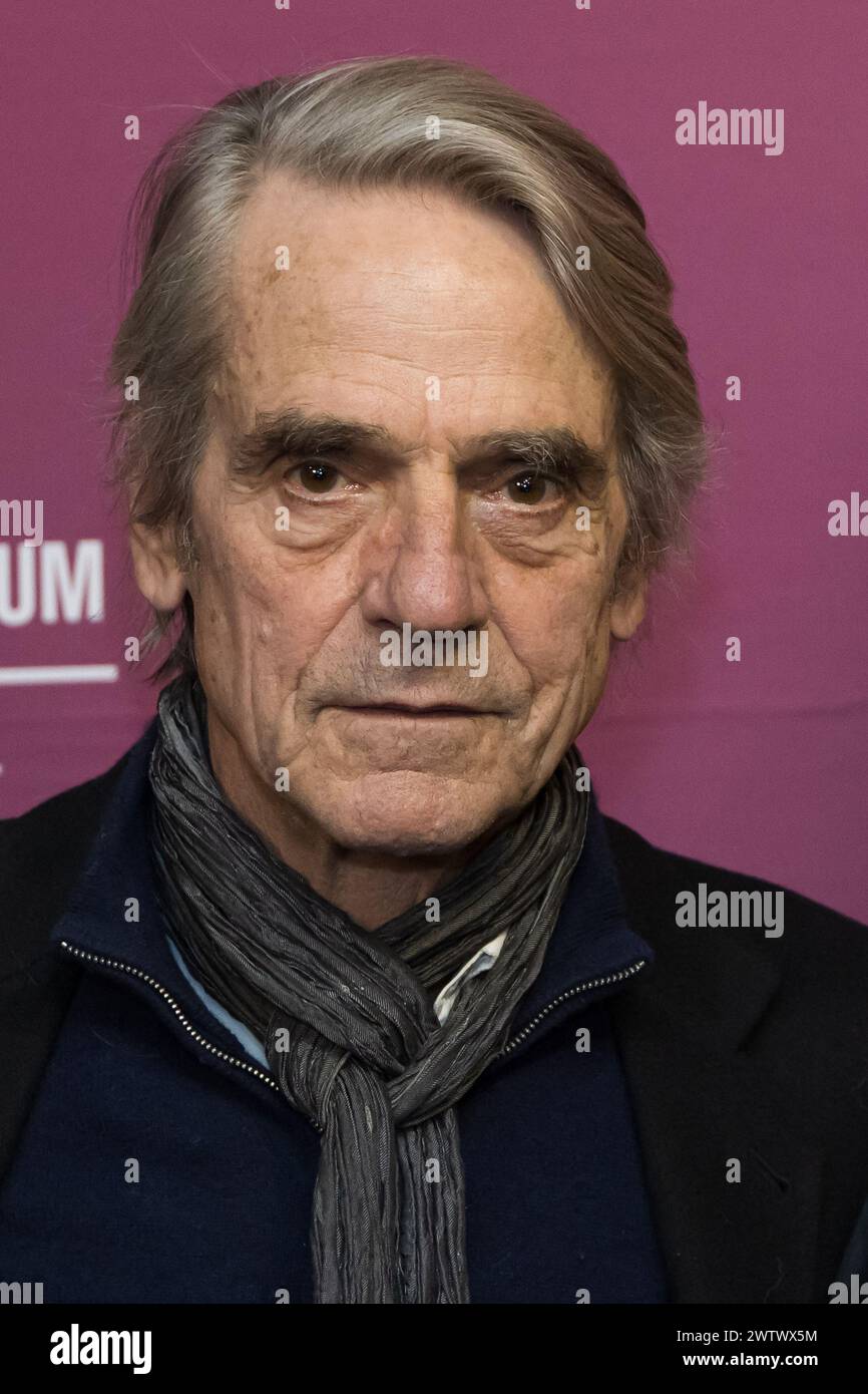 Lille, France. 19th Mar, 2024. Jeremy Irons attends the "The Count Of ...