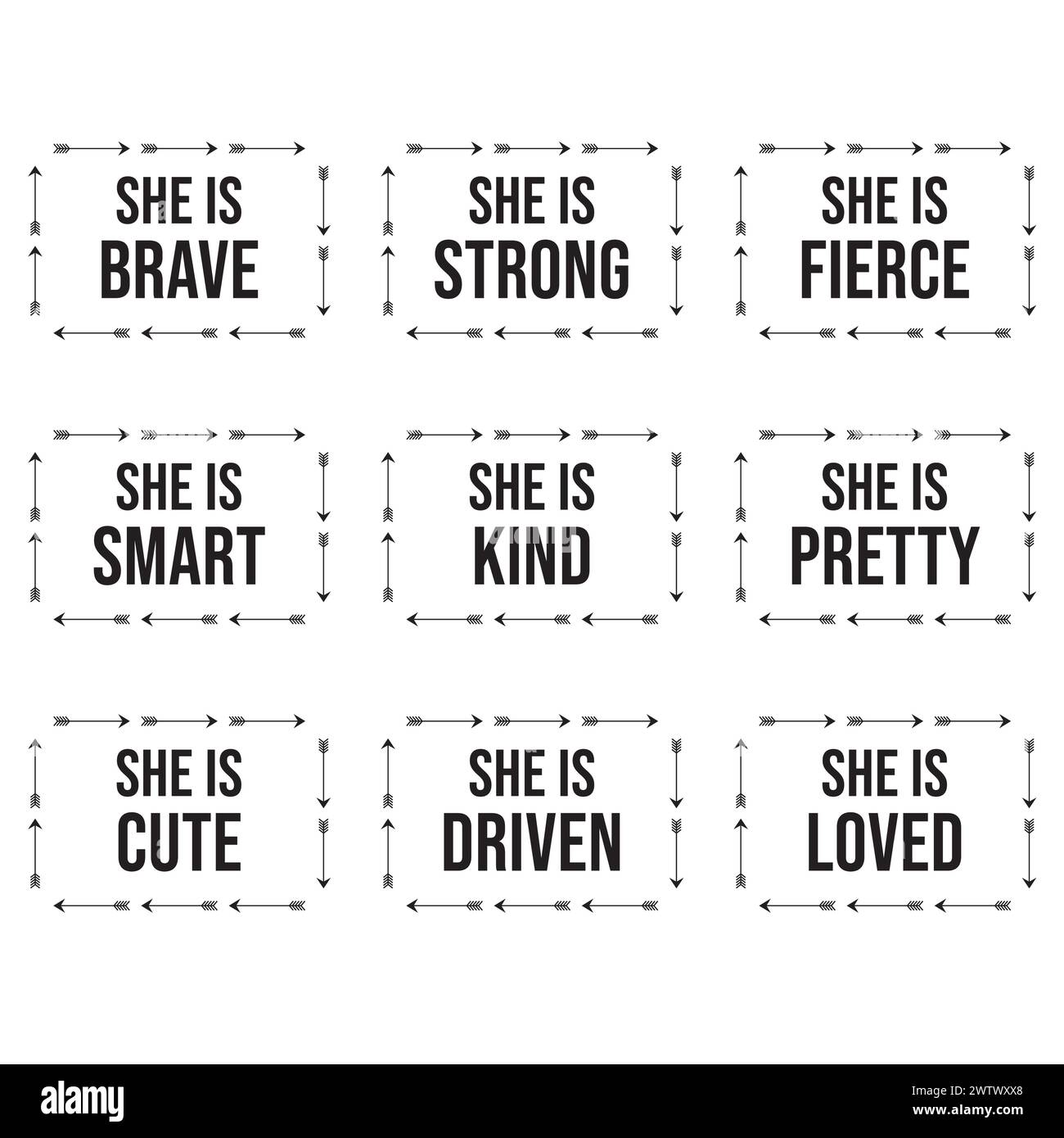 she is brave, strong, fierce, smart, kind, pretty, cute, driven, loved ...