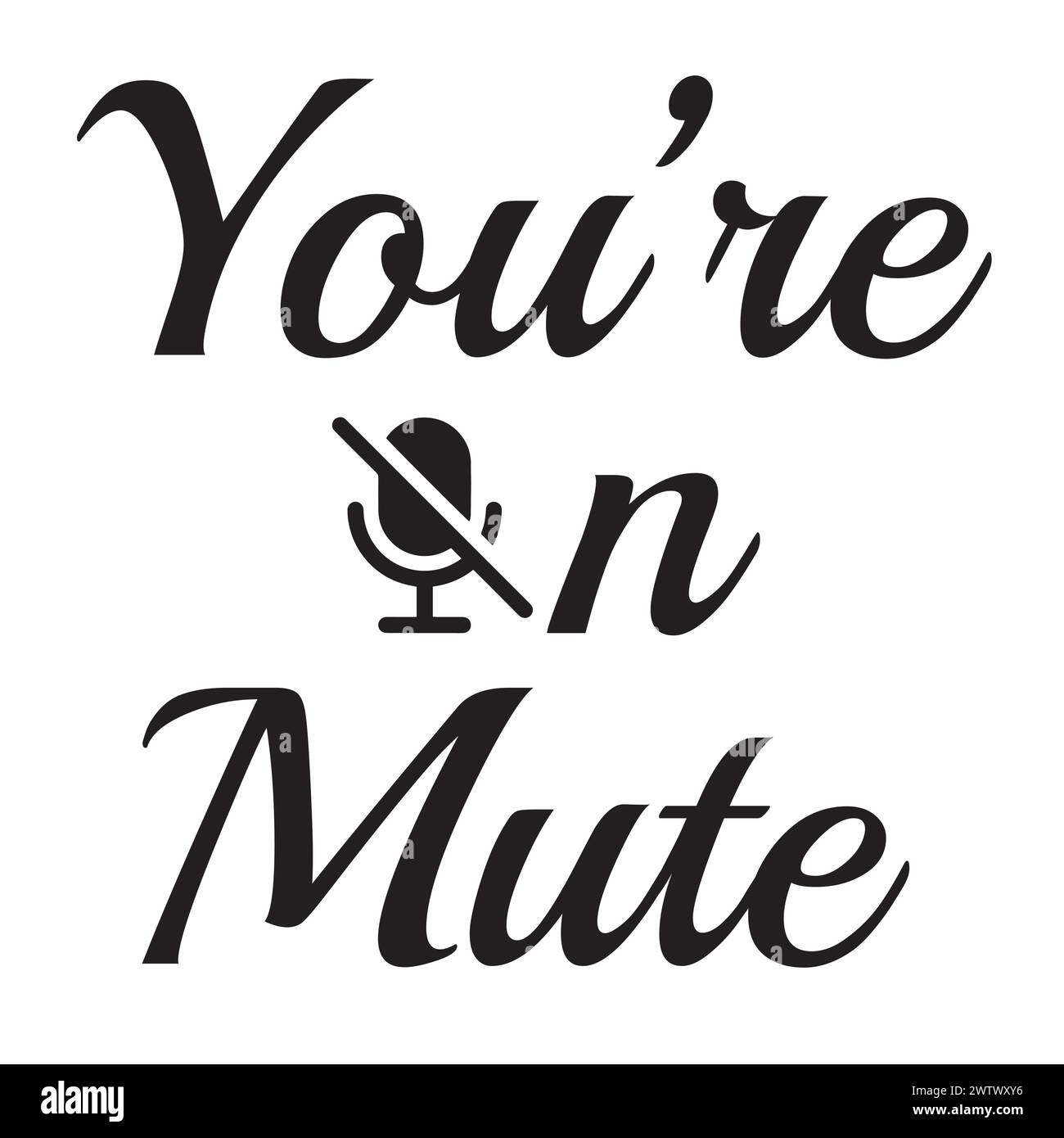 you're on mute inspirational quotes motivational typography lettering ...