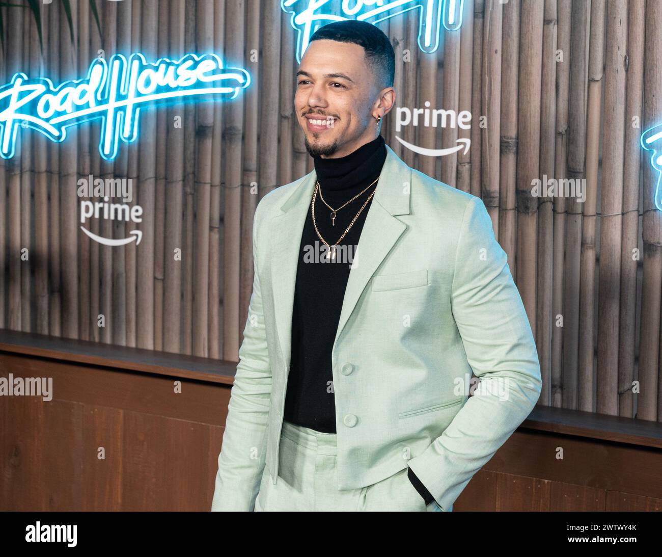 Dominique Columbus attends premiere of 'Road House' by Amazon MGM ...