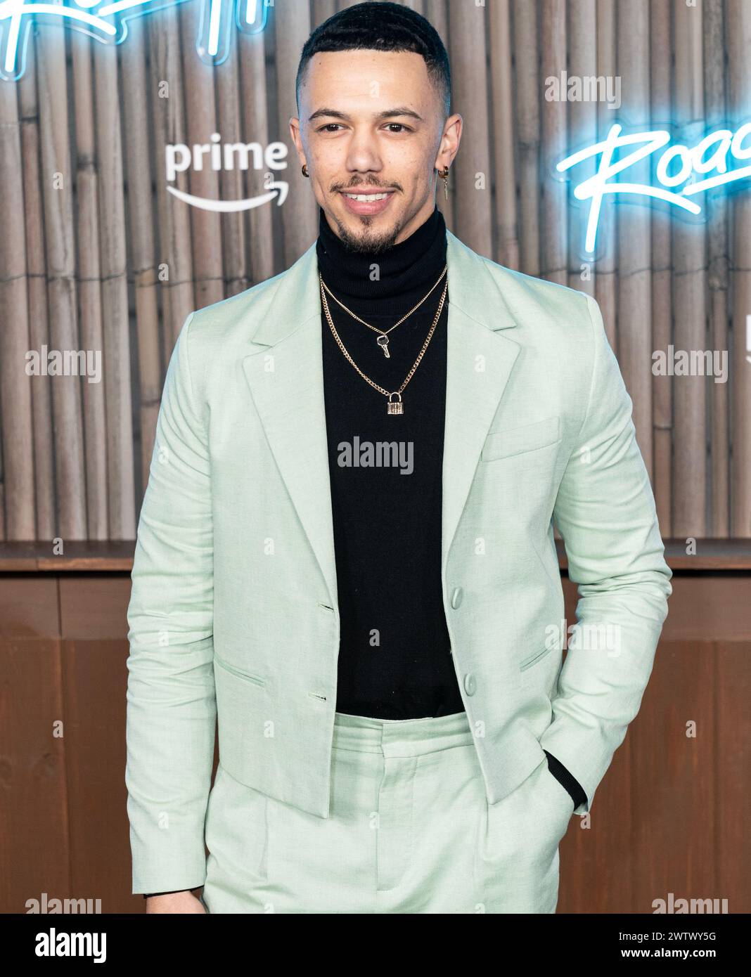 Dominique Columbus attends premiere of 'Road House' by Amazon MGM ...