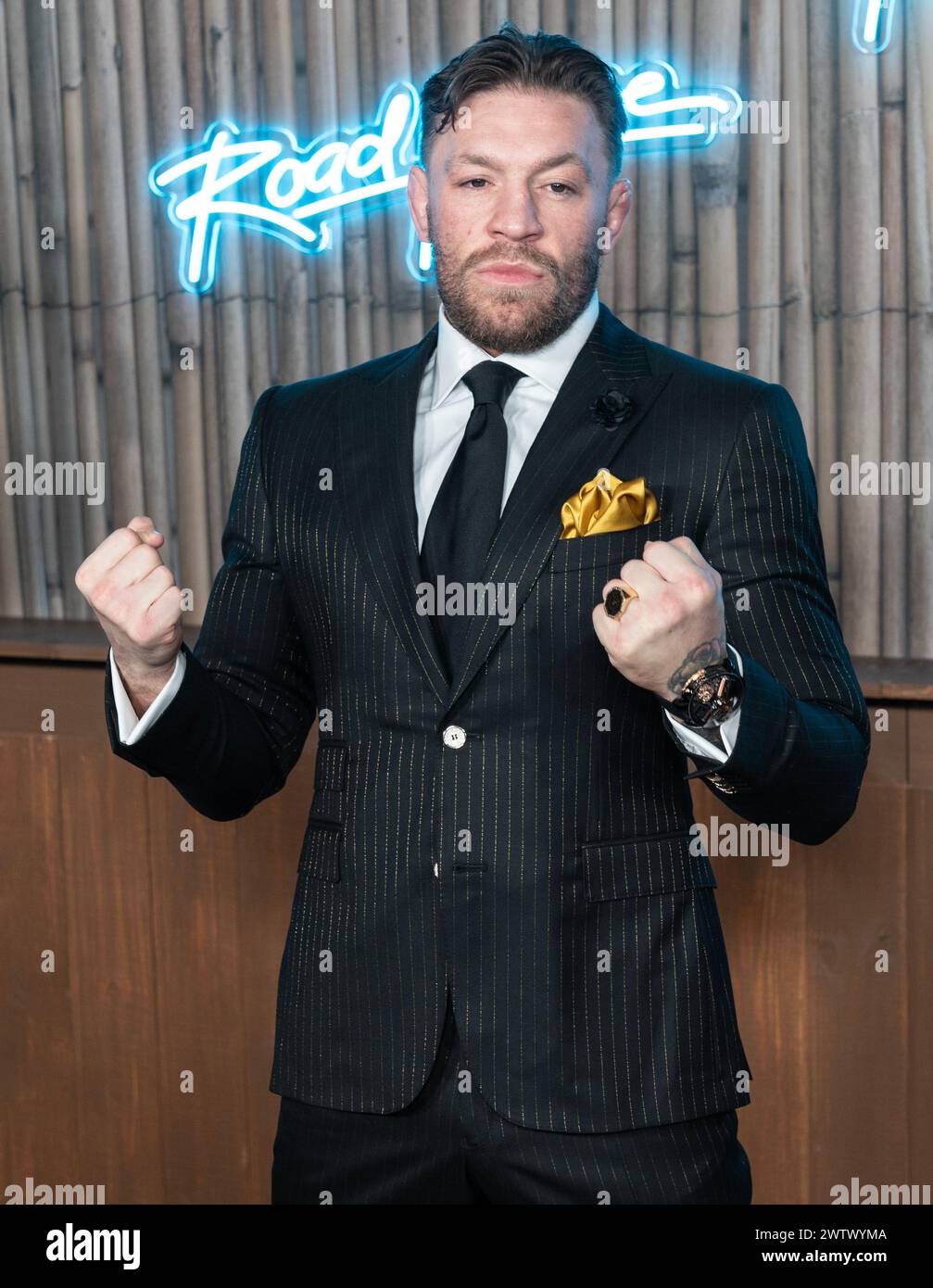 Conor McGregor attends premiere of 'Road House' by Amazon MGM Studios ...
