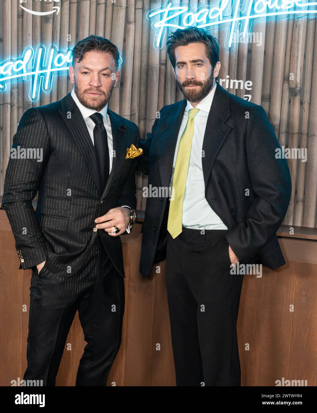Conor McGregor and Jake Gyllenhaal attend premiere of 'Road House' by ...