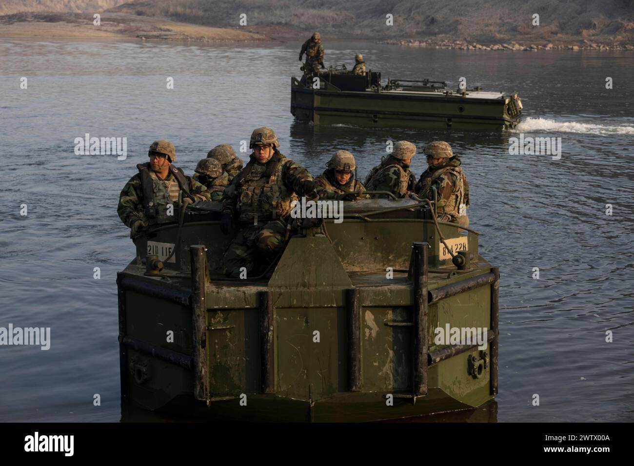 U.S. soldiers from the 11th Engineer Battalion and 2nd Infantry ...