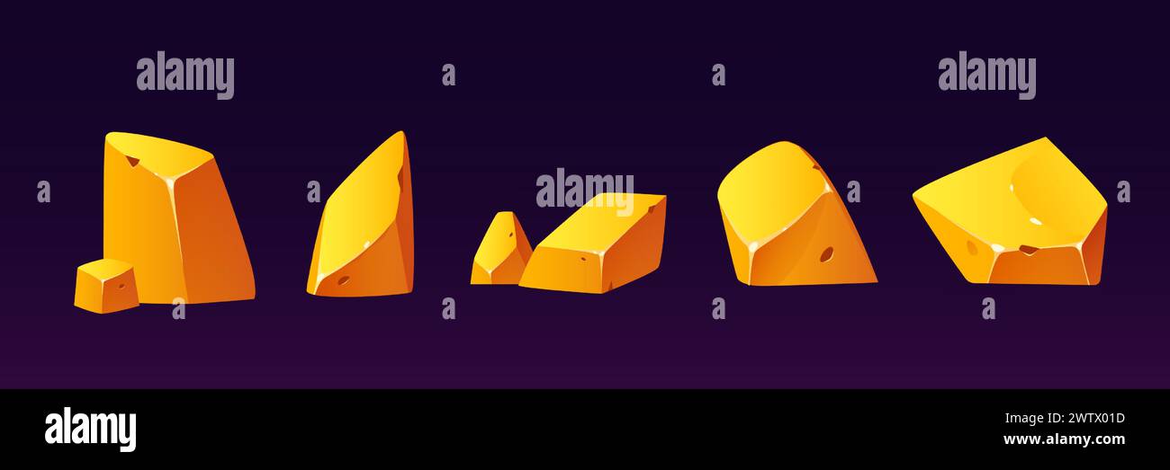 Gold nugget cartoon Stock Vector Images - Alamy