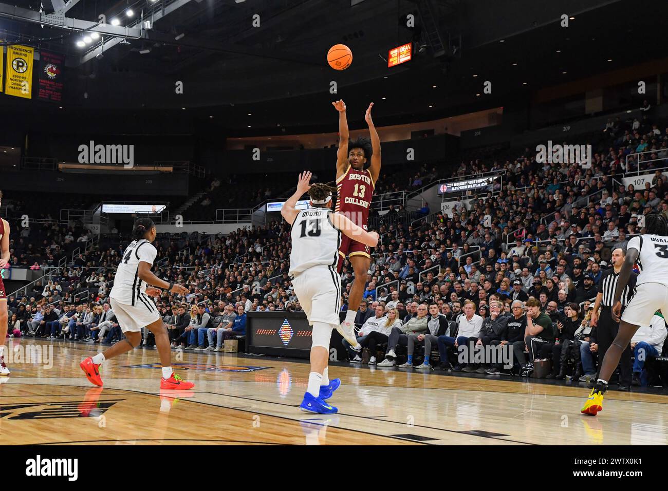 PROVIDENCE, RI - MARCH 19: Boston College Eagles guard Donald Hand Jr ...